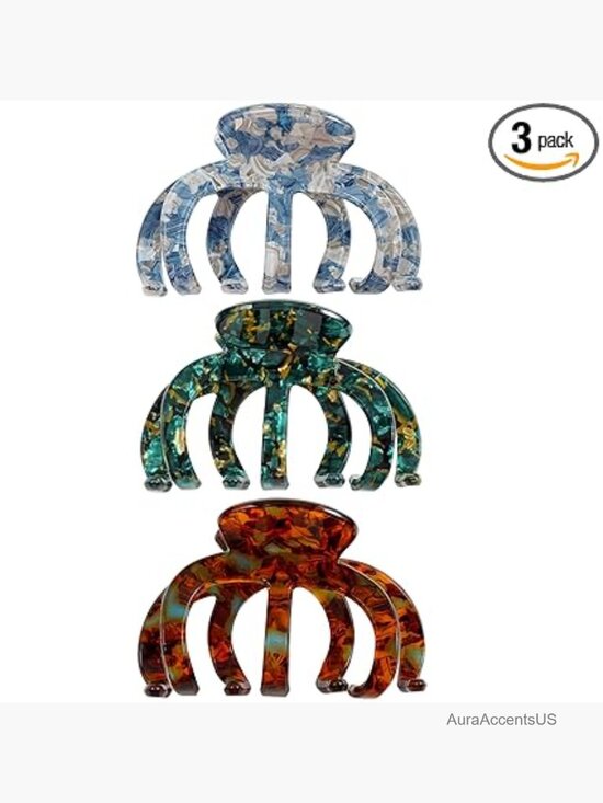 Accessories | Extra Large Acetate Hair Claw Clips For Thick Long Hair ...